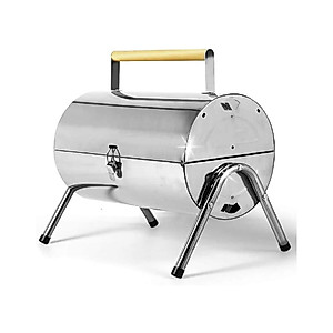 BBQ Grill Outdoor Portable Folding Charcoal Barbecue Desk, Stainless Steel BBQ Grill,charcoal Mini Grill