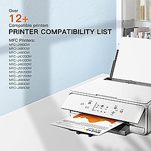 E-Z Ink (TM) Compatible Ink Cartridge Replacement for Brother LC203XL LC203 XL to use with MFC-J480DW MFC-J880DW MFC-J4420DW MFC-J680DW MFC-J885DW (3 Black)