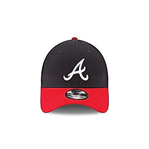MLB Atlanta Braves Team Classic Home 39Thirty Stretch Fit Cap, Blue, Large/X-Large