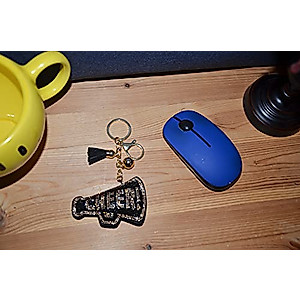 Cheer Keychain for Girls, Bling Cheerleader Backpack Keychain, Cheer Bag Charms