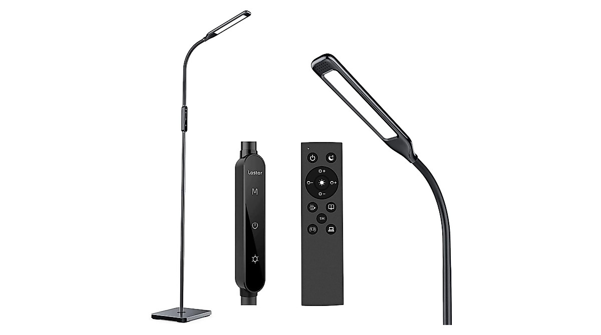 LED Floor Lamp with Remote & Touch Control for Cozy Spaces