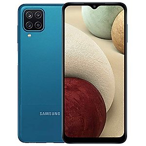 Samsung Galaxy A12 (128GB, 4GB) 6.5 inches GSM Unlocked US + Global 4G VoLTE A127M/DS (Renewed)