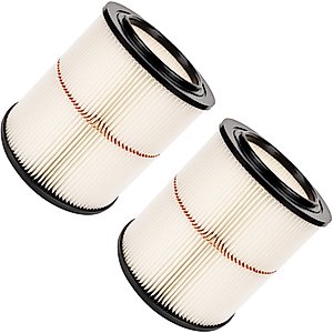 Ultra-Durable Replacement 9-17816 Vacuum Filter for Craftsman 17816 9-17816 Wet/Dry Air Filter Replacement Part fit 5 6 8 12 16 32 Gallon Vacuum Cleaner by BlueStars - Pack of 2