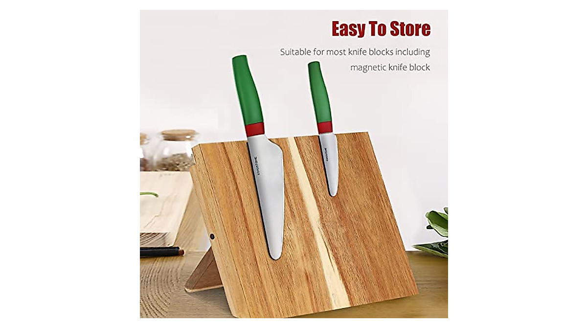 KINGSTONE 7" Fruit & Paring Knife Set - Safe & Stylish
