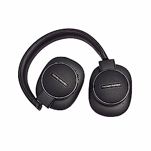 Harman Kardon Fly Wireless Over-Ear Active Noise Cancelling Headphones - Black, Large