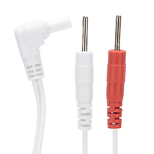 Sonew 10pcs TENS Wire Cable, 2.35mm 1.8m 2?in?1 Pin Type Electrode Lead Wires Cable for TENS Unit Physiotherapy Machine
