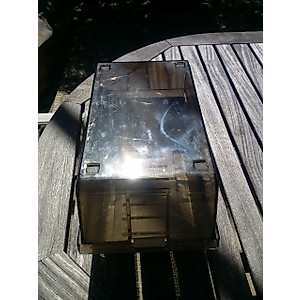 Longform: Vintage 1980s Floppy Disk 5 1/4 5.25 Storage Case Data-Case Hinged Plastic Holder