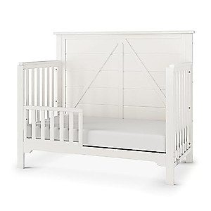 Forever Eclectic Woodland 4-in-1 Convertible Baby Crib, Brushed Cotton