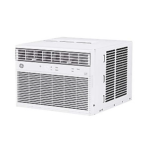 GE Window Air Conditioner 8000 BTU, Wi-Fi Enabled, Energy-Efficient Cooling for Medium Rooms, 8K BTU Window AC Unit with Easy Install Kit, Control Using Remote or Smartphone App