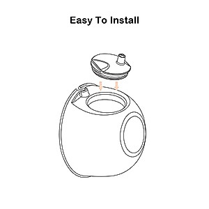 Wearable Breast Pump Accessories Pump Cap Double Sealing Cover BPA-Free QIUXQIU Pump for S4DW S9 S10 S12 Parts Replace(2PCS)