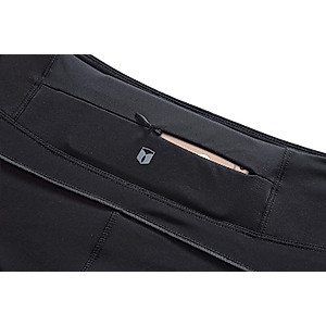 Tough Mode Womens 3" Lightweight Running WOD Volleyball Shorts Workout Mesh Liner Zip Pocket Black