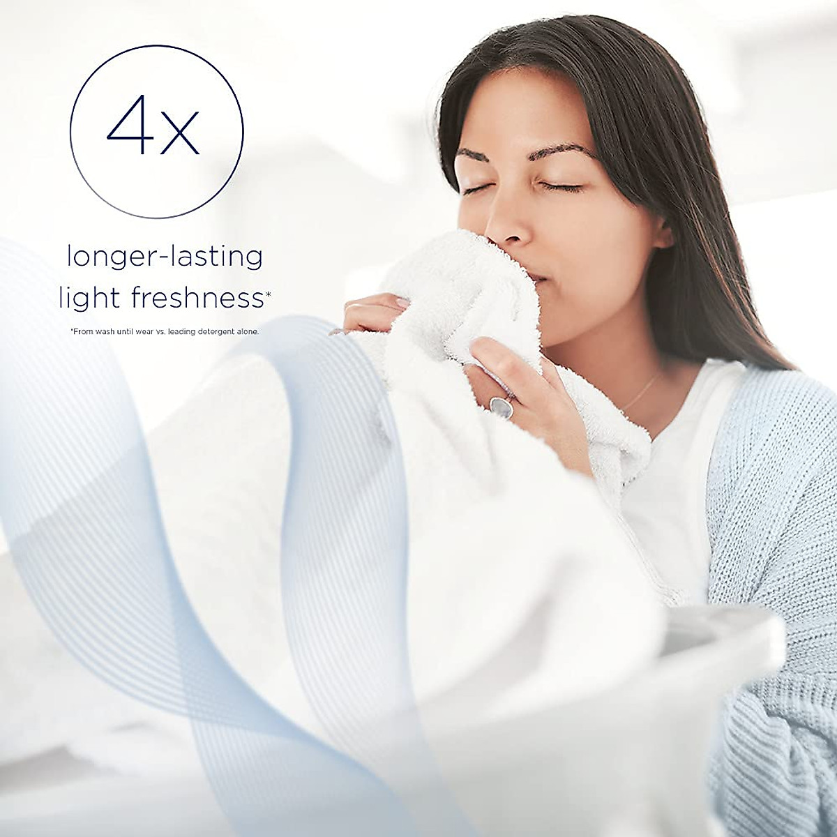 Downy Light Laundry Scent Booster Beads for Washer, Ocean Mist, 24 oz, with No Heavy Perfumes