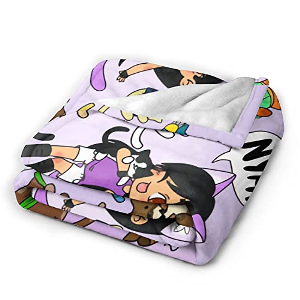 Super Soft Blanket Lightweight Cozy 3D Printed Flannel Throw Blankets for Kids Adults Gifts Sofa Bed 50"x40"