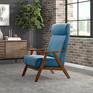 Lexicon Selles Fabric Accent Chair, Blue