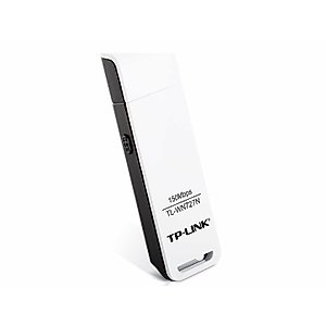 TP-Link Wireless N150 USB Adapter,150Mbps, w/WPS Button, IEEE 802.1b/g/n, WEP, WPA/WPA2 (TL-WN727N)