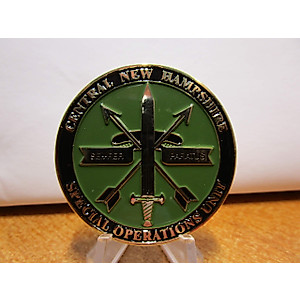Central New Hampshire Police Special Operations Unit Punisher Challenge Coin