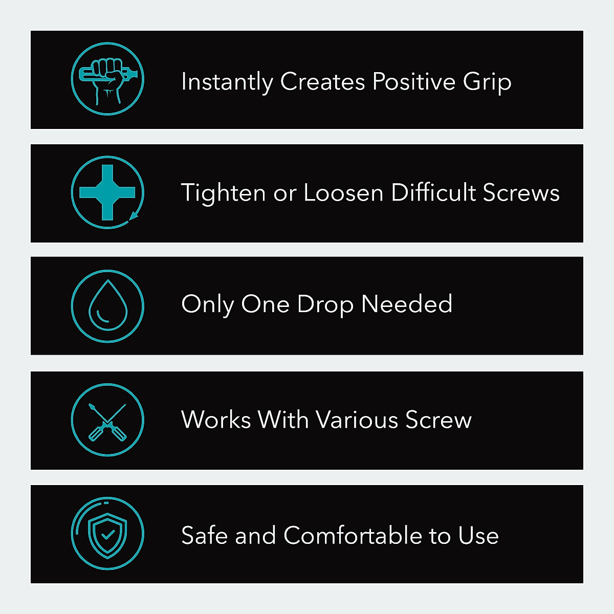 Screw Grab Liquid 0.5 oz Carded for Stripped Screws All Screw Heads (SG-94)