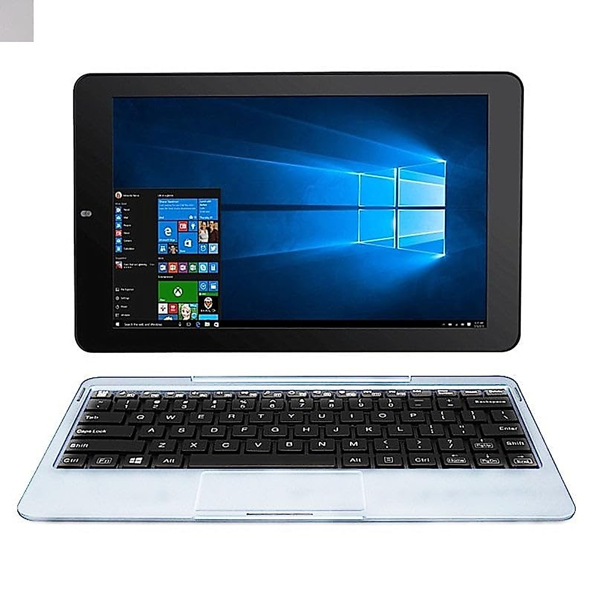 2023 11.6 INCH 4GB DDR+32G ROM 2IN1 PC Windows 10 Tablet with Keyboard KU Dual Camera Quad Core 1366 x 768 IPS WiFi PC with Keyboard / 2in1 PC