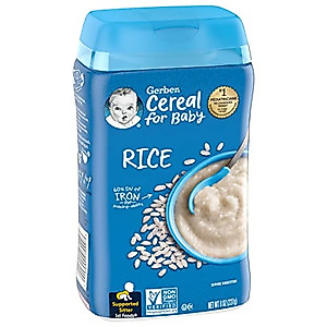 Gerber Baby Cereal 1st Foods, Rice, 8 Ounce
