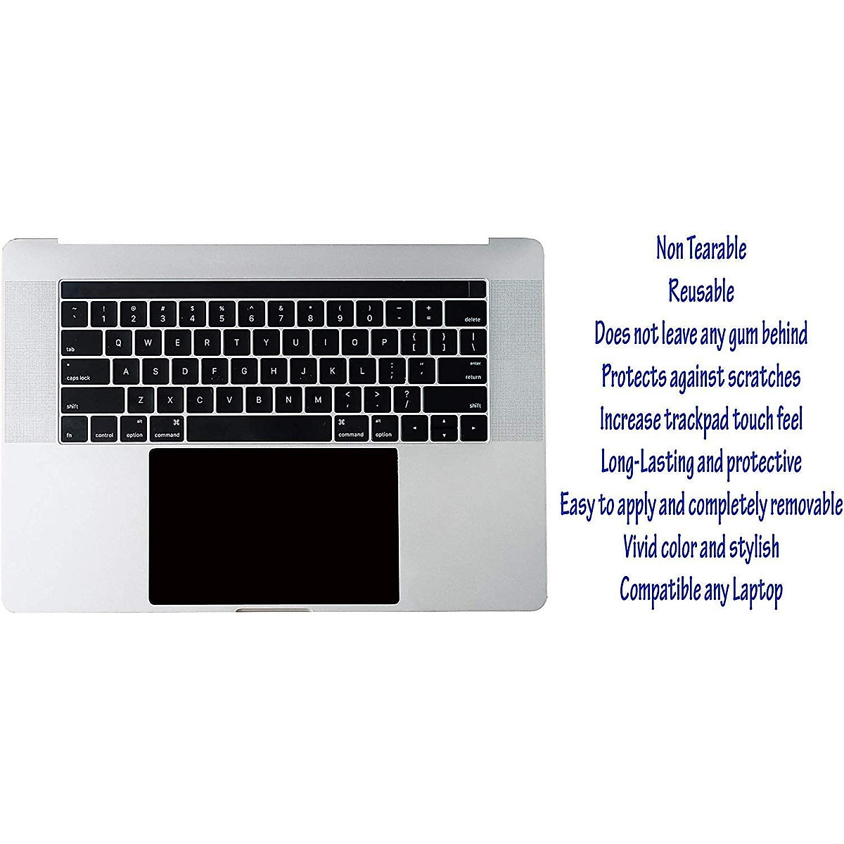 Ecomaholics ® 2 Pack Trackpad Touch Pad Protector Cover Skin for Lenovo ThinkPad X1 Titanium Yoga Gen 1 13.5 inch Laptop Matte Finish Anti Fingerprint/Scratch Laptop Skin Accessories, Black