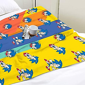 Cartoon Fleece Blanket Super Soft Cozy Throw Blanket, Lightweight Fuzzy Comfy Textured Flannel Blanket Winter Warm Plush Throw Blankets for Couch, Sofa, Bed (Style 3, 50 x 40 inches)