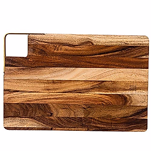 GULRUH Wood Cutting Boards for Kitchen, Wood Cutting Board Eco Natural Solid Wood Japan Style Rectangle Kitchen Chopping Blocks