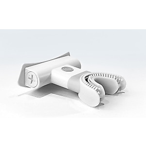 Calvin & Greenway uFunbrush Sonic Toothbrush for Kids - Kit Includes White U-Shaped Brush, Tooth Foam, Cool Stickers, Base & Battery - Size 2 for Ages 6-8