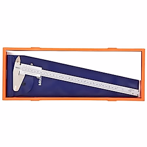 Mitutoyo 530-316 Vernier Caliper, Stainless Steel, Inch/Metric, 0-6" Range, +/-0.002" Accuracy, 0.0078" Resolution