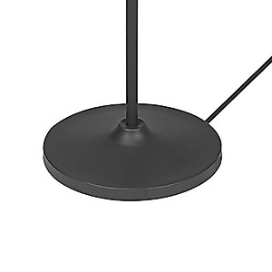 Home Luminaire Floor Lamp with Fabric Shade (Charcoal)