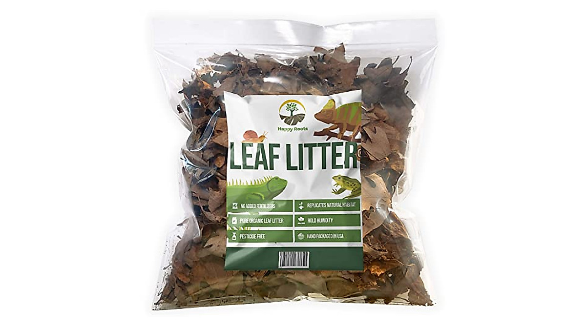Organic Oak Leaf Litter - 4 Quarts for Terrariums