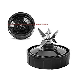 TSPKU 7 FINS (3.94inch / 10cm) Ninja Blender Replacement Parts Compatible with Nutri Ninja Auto iQ BL480-30 BL482-30 BL642-30 BL682-30 etc. (MALE RECEIVER)