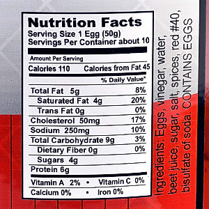 Amish Valley Products Pickled Eggs in Beet Juice Quart Glass Jar (1 Quart Jar - 32 oz)