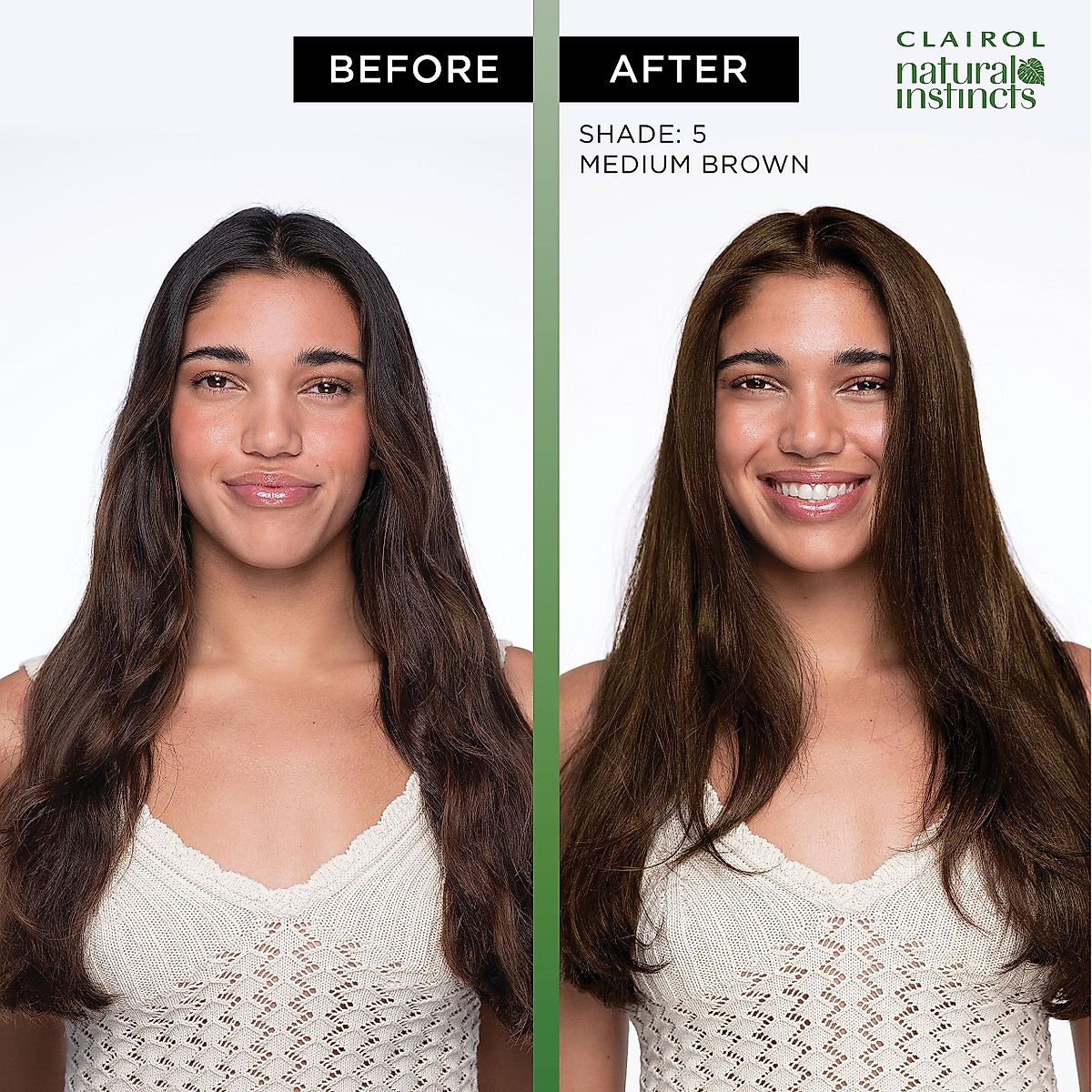 Clairol Natural Instincts Demi-Permanent Hair Dye, 4RR Dark Red Hair Color, Pack of 1