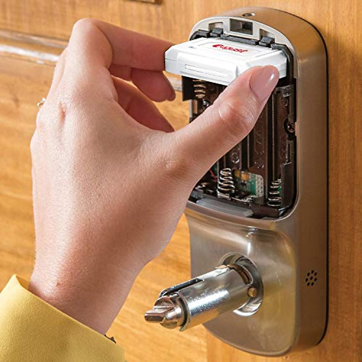 Yale Assure Lever, Wi-Fi Smart Door Lever (for doors with no deadbolt) - Works with Yale Access App, Amazon Alexa, Google Assistant, HomeKit, Phillips Hue and Samsung SmartThings, Bronze