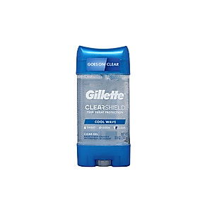 Gillette Anti-Perspirant Deodorant Clear Gel Cool Wave - 3.8 oz, Pack of 2
