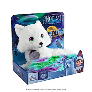 Noorah Extraordinary 9-Inch Deluxe Plush Animal with Northern Lights-Inspired Tail - As Seen in Elf Pets Christmas Tale - Arctic Pal of The Elf on the Shelf - Brand Scout