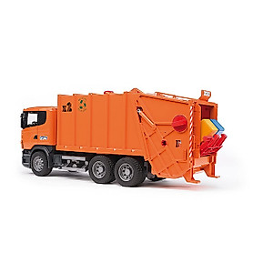 Bruder 03560 Scania R-Series Garbage Truck - Orange