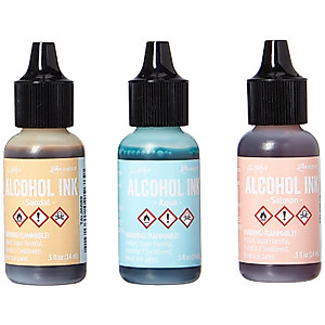 Ranger TAK-L-25955 Adirondack Lights Alcohol Ink 1/2-Ounce 3/Pkg, Lakeshore