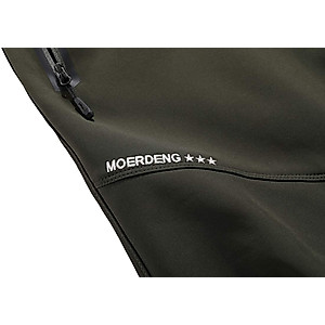 MOERDENG Men's Soft Shell Waterproof Winter Snow Ski Snowboarding Pants Fleece Cargo Hiking Pants