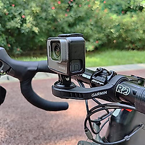Cestbon Interface Combo Adapter for Garmin Universal Flush Out Front Mount Quick Release Adapter Compatible with Camera or Headlight