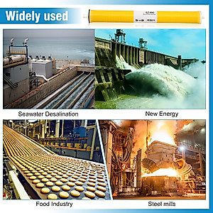 XLE-4040, XLE 4040 Reverse Osmosis Membrane for DOW Filmtec Membrane Replacement, 4 x 40 RO Membrane for Desalination, Commercial, Industrial, Salt Rejection 99%, 2250GPD