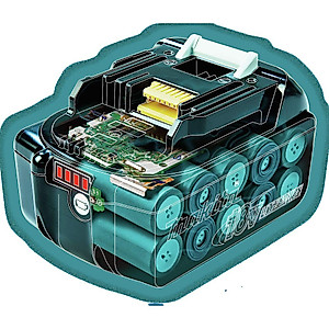 Makita BL1850B2DC2X 18V LXT Lithium-Ion Battery & Dual Port Charger Starter Pack (5.0Ah)