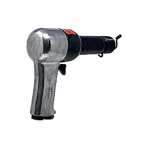 Chicago Pneumatic CP717 - Air Hammer, Welding Equipment Tool, Construction, Heavy Duty, 0.498 Inch (12.7mm), Round Shank, Stroke 2.68 in / 68 mm, Bore Diameter 0.75 in / 19 mm - 1800 Blow Per Minute