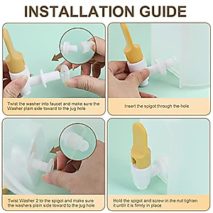 Xmamerce 3/4 Gallon Cold Brew Coffee Maker with Stainless Steel Mesh Filter,BPA Free Plastic Drink Dispensers Beverage Juice Dispenser With Infuser Drink Containers and A Spigot For Parties(Green)