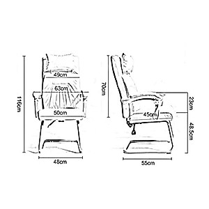 DCOT Chairs Office Chair Swivel Seat Ergonomic Executive Chair Computer Desk Chair Height Durable Strong
