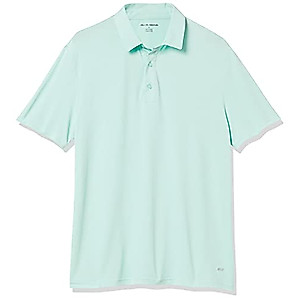 Amazon Essentials Men's Slim-Fit Tech Stretch Polo Shirt, Sage Green, X-Large