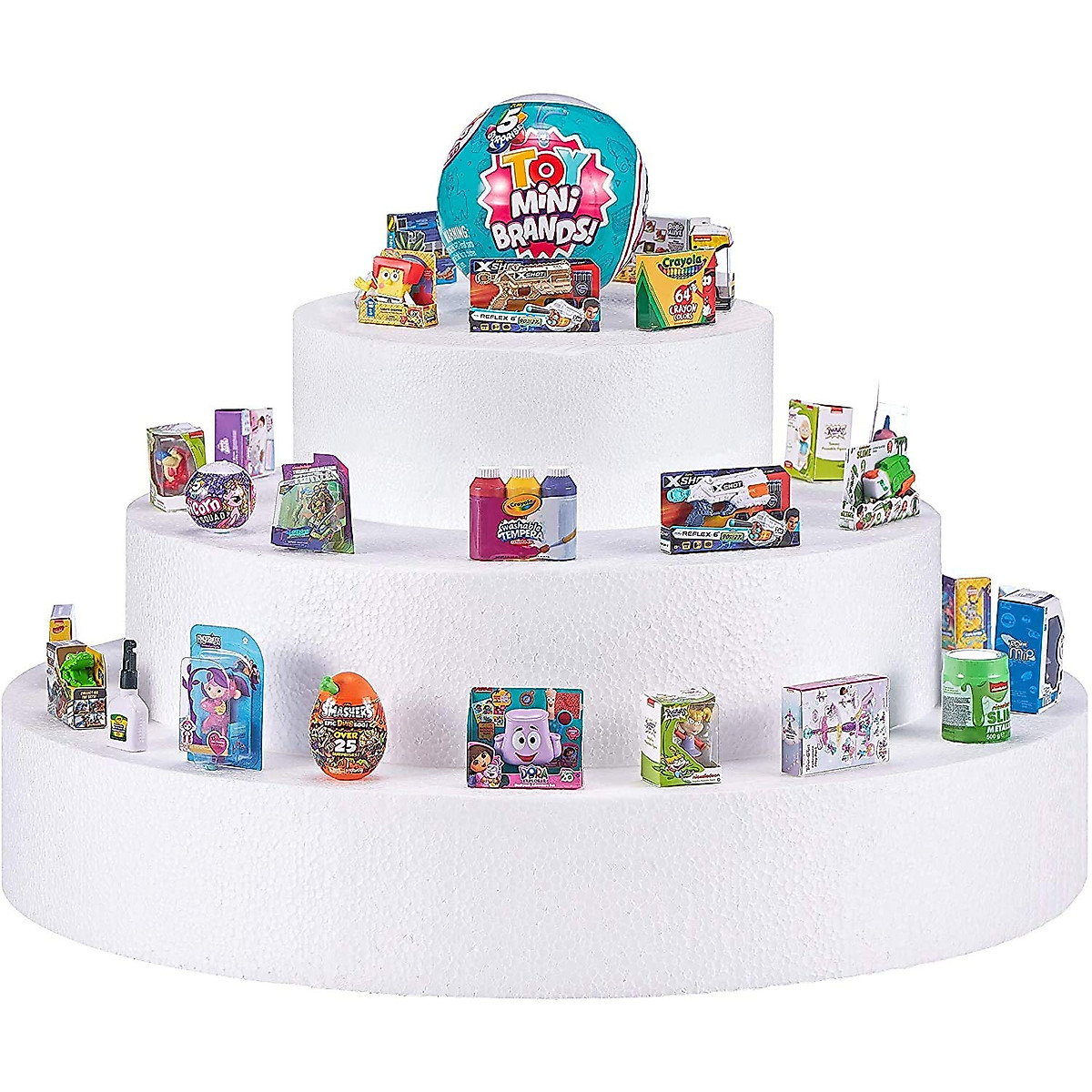 Generic 5 Surprise Mini Brands and Toy 3 Ball Bundle, Includes 1 Wave 1 Mini Brands Ball, 1 Series 2 Mini Brands Ball, and 1 Toy Mini Brand Ball