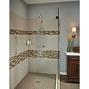 Delta Faucet Cassidy 17T Series Dual-Function Shower Trim Kit with Single-Spray Touch-Clean Shower Head, Champagne Bronze T17T297-CZ (Valve Not Included)