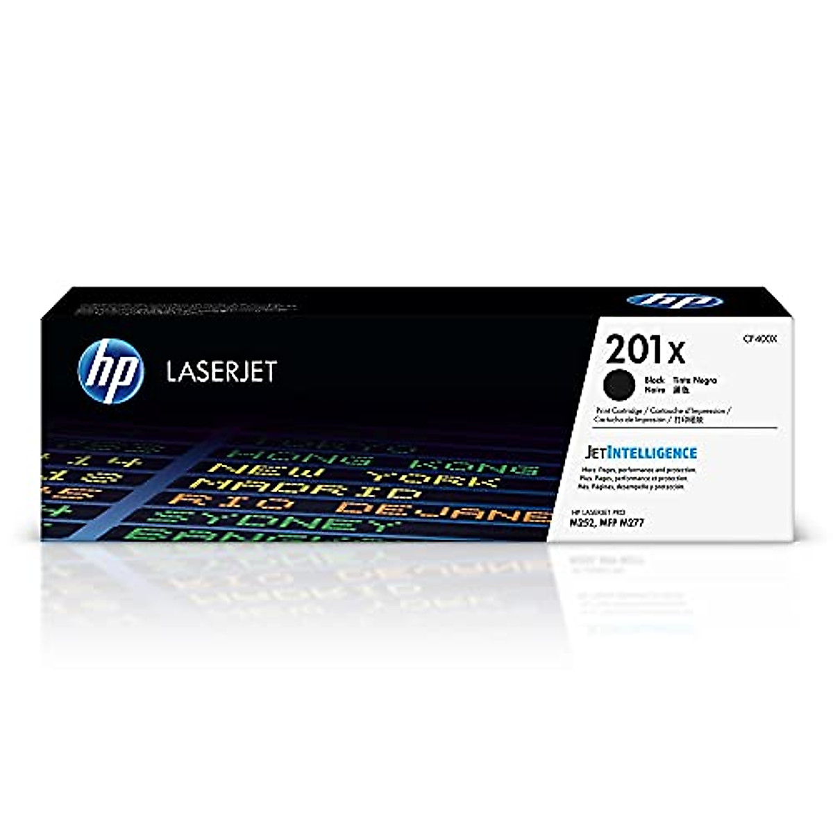 HP 201X Black High-yield Toner Cartridge | Works with HP Color LaserJet Pro M252, HP Color LaserJet Pro MFP M277 Series | CF400X