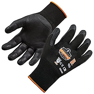 Ergodyne - 7001 2Xl Blk Abras Resis Nitrile-Coated Gloves Dsx (17956)